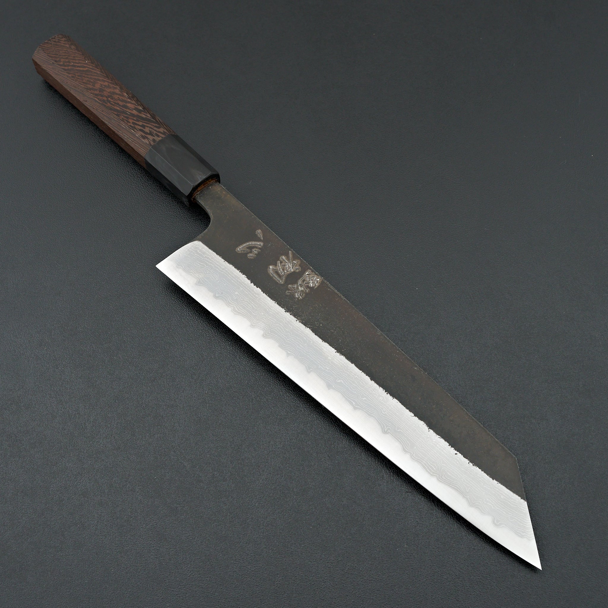 Shinkiro AS Damascus Kurouchi Kiritsuke Gyuto 210mm