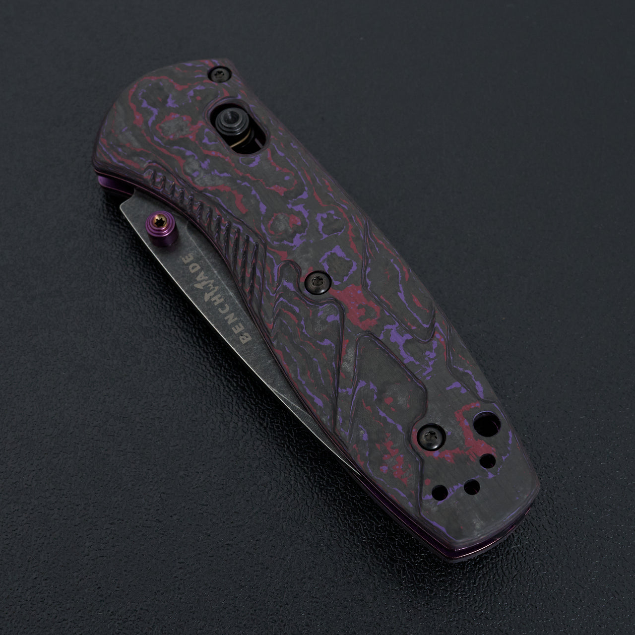 Benchmade Limited Edition Gold Class Mini Barrage Purple Haze