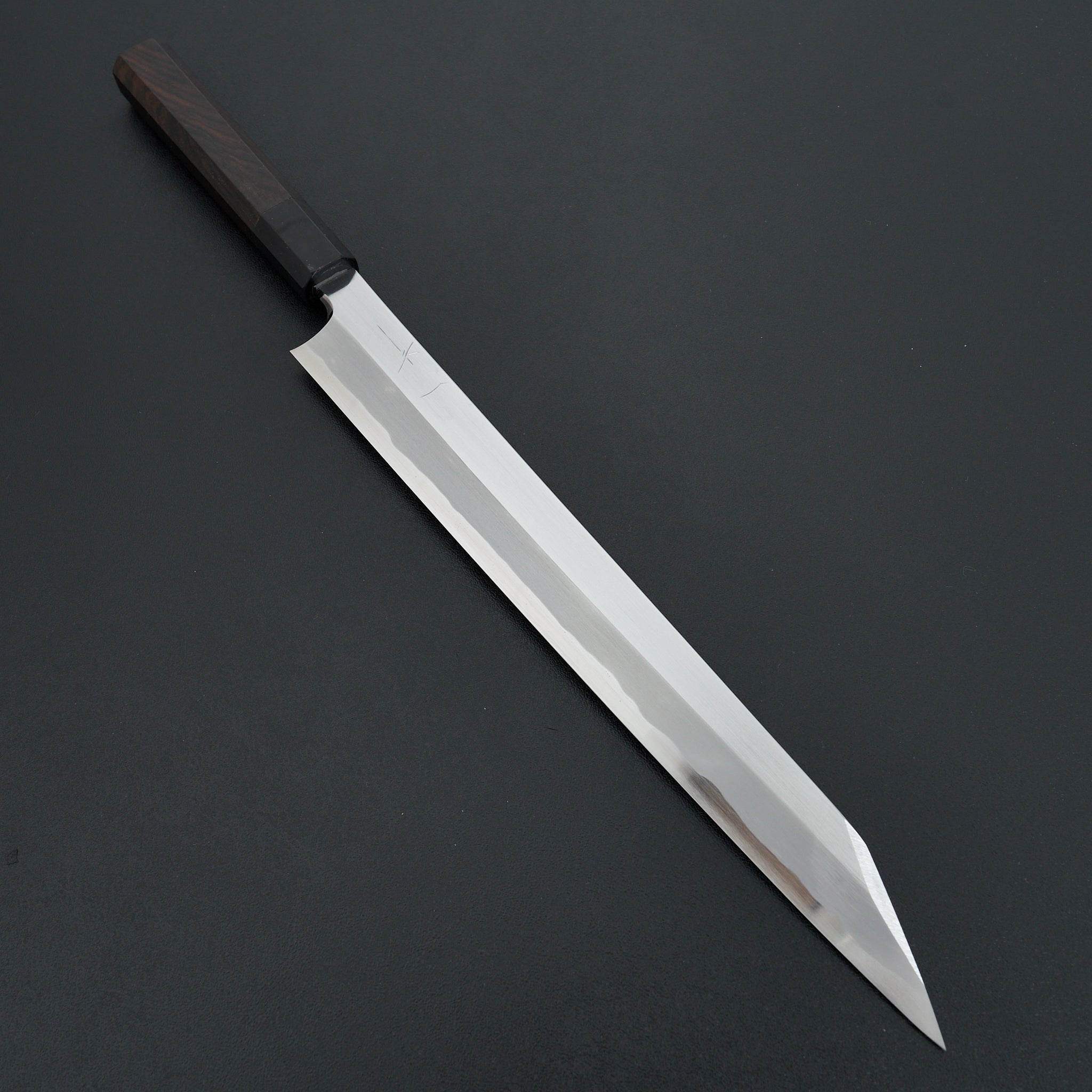Hitohira Togashi White #1 Tachi Kiritsuke Yanagiba 300mm Ebony Handle