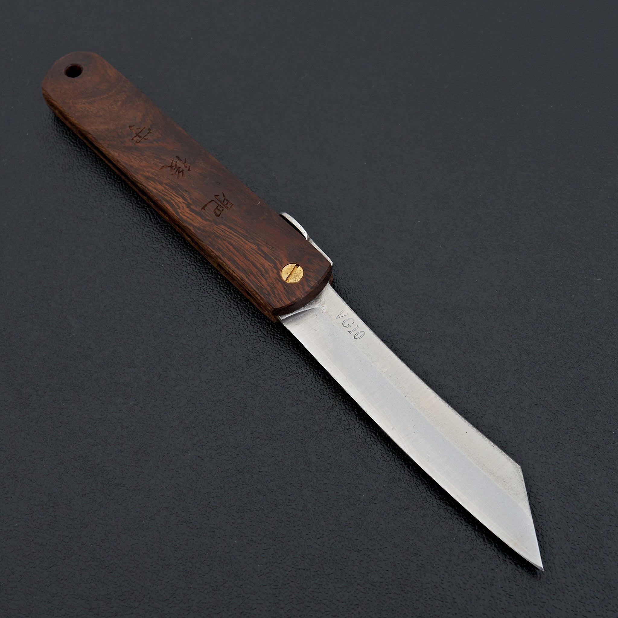 Higonokami VG10 Folding Knife Ironwood Handle