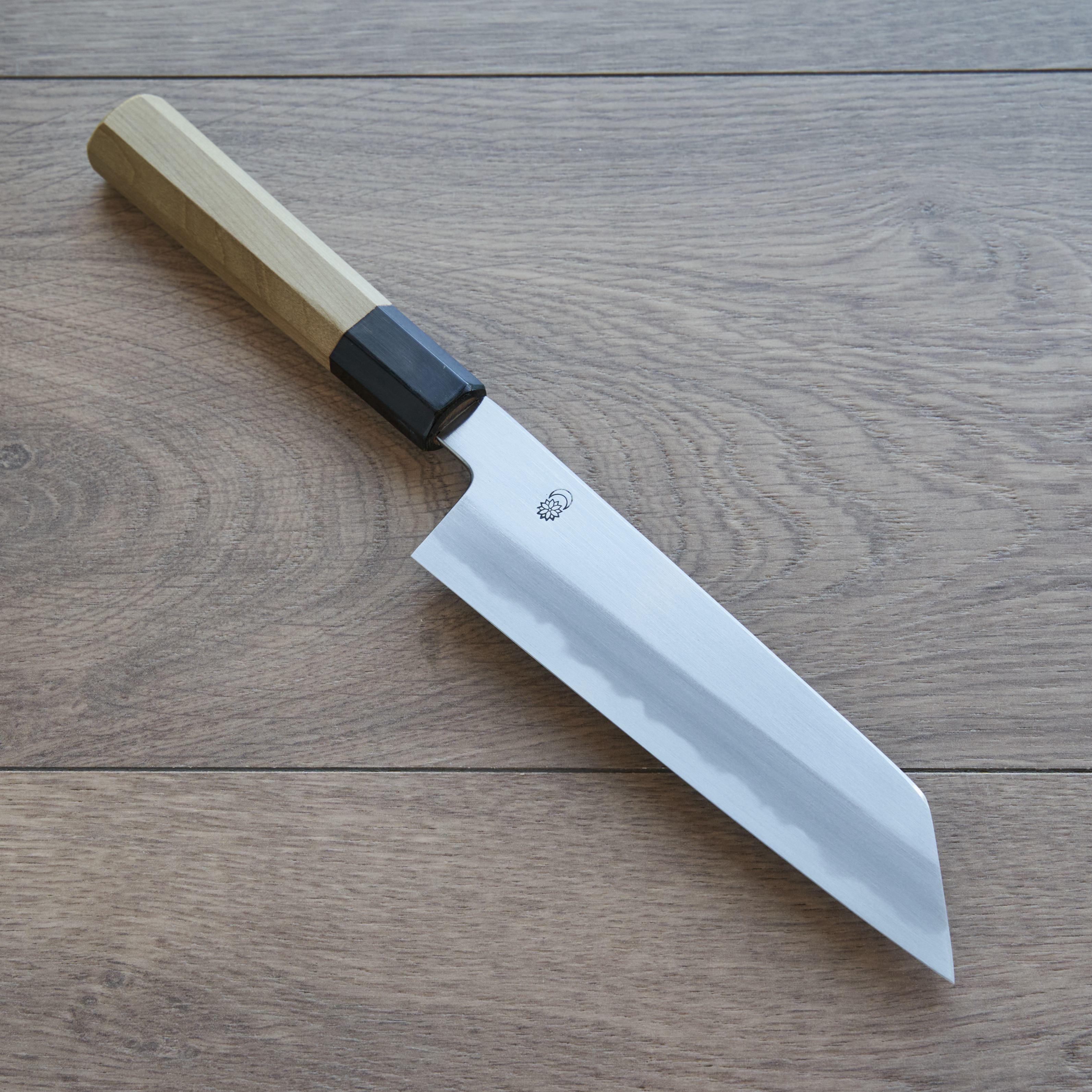 Sakai Kikumori Kikuzuki Kasumi Kiritsuke Santoku 180mm