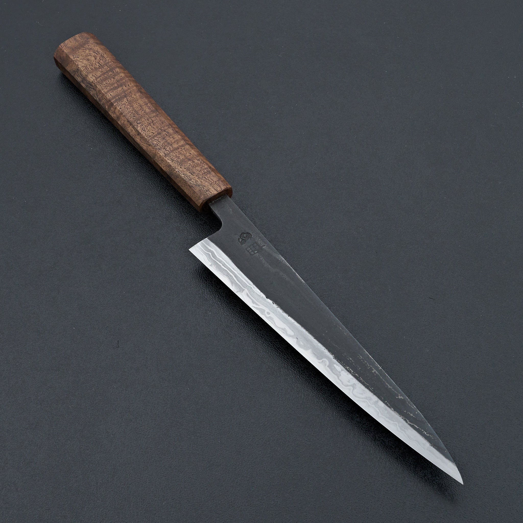 Simon Maillet Shirogami 1 Suminagashi Twist Petty 175mm