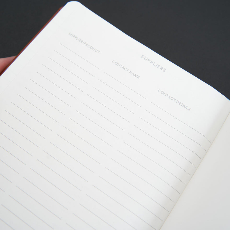 Stone The Chef's Notebook