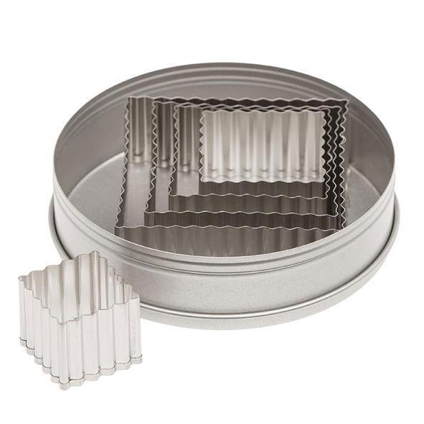 Ateco Fluted Square Set 5 Piece